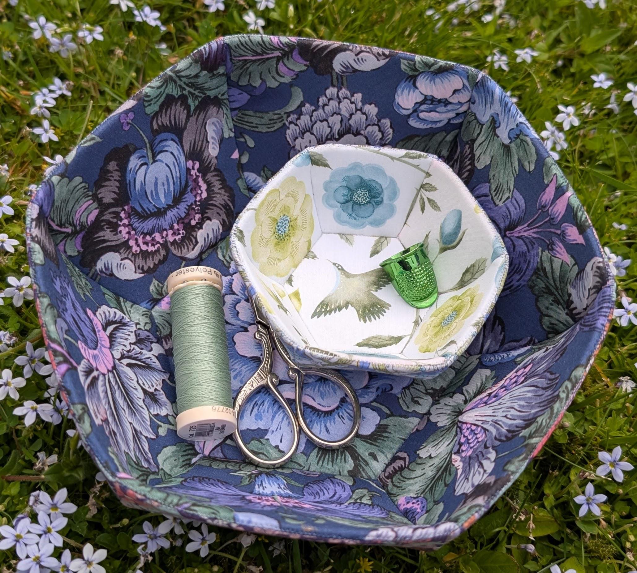 Prosperity Fabric Bowl Pattern - EPP, Lower & Wider (digital Pattern ...