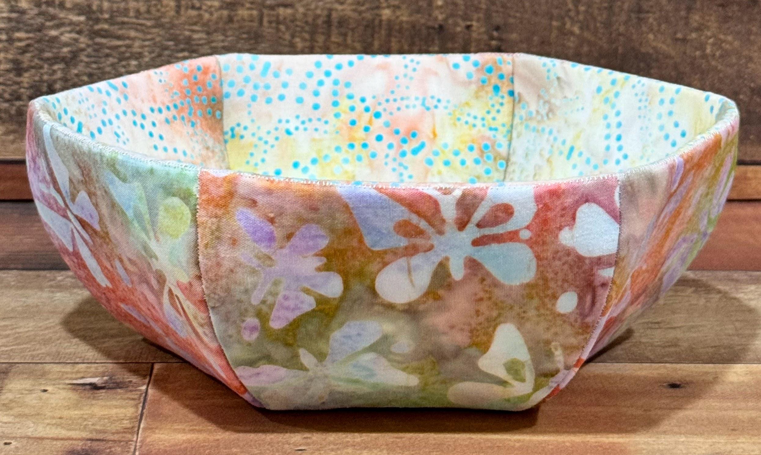 Prosperity Fabric Bowl Pattern - EPP, Lower & Wider (digital Pattern ...