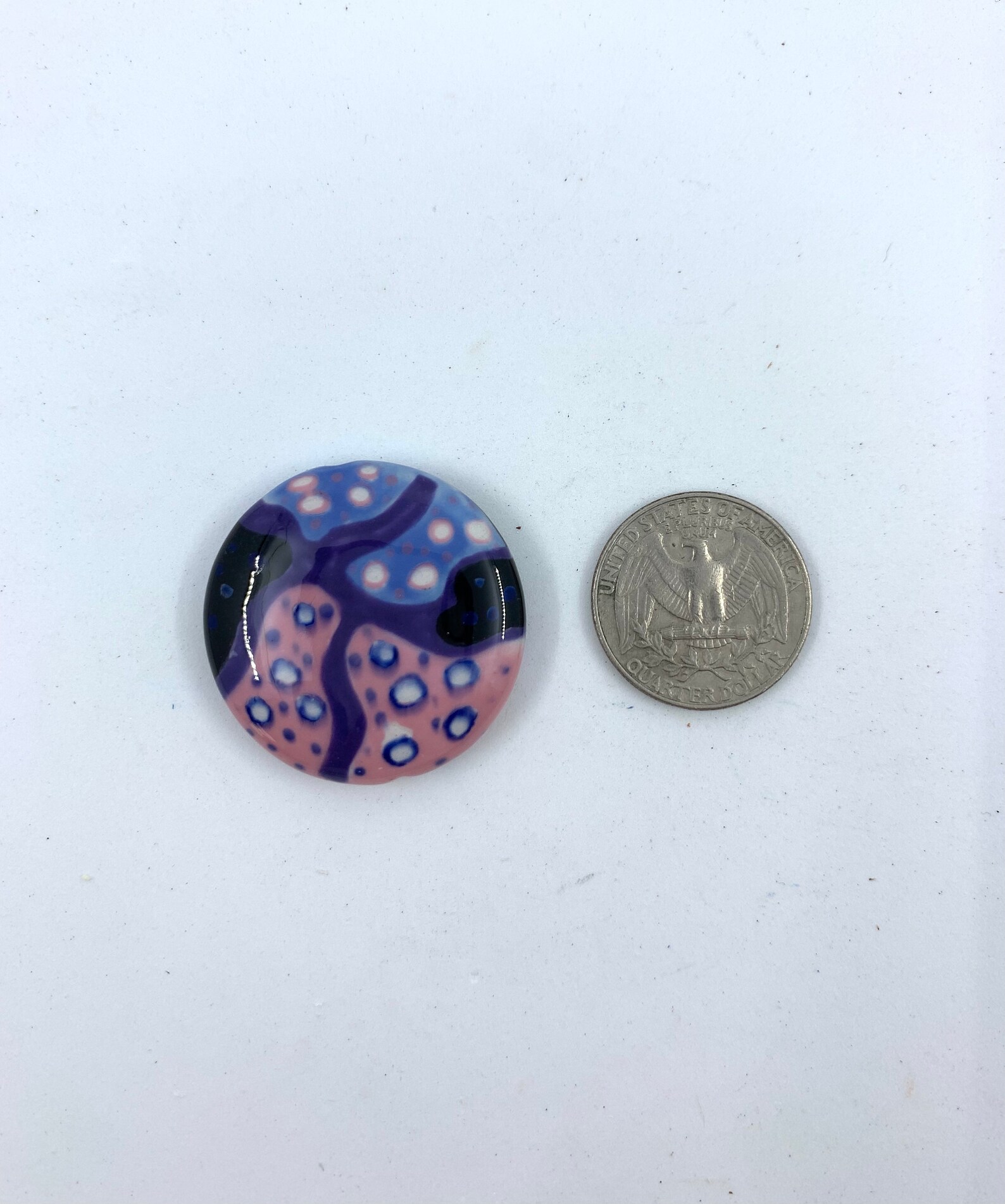 Hand Painted Beads Paisley Pattern Porcelain Ceramic Beads - Etsy