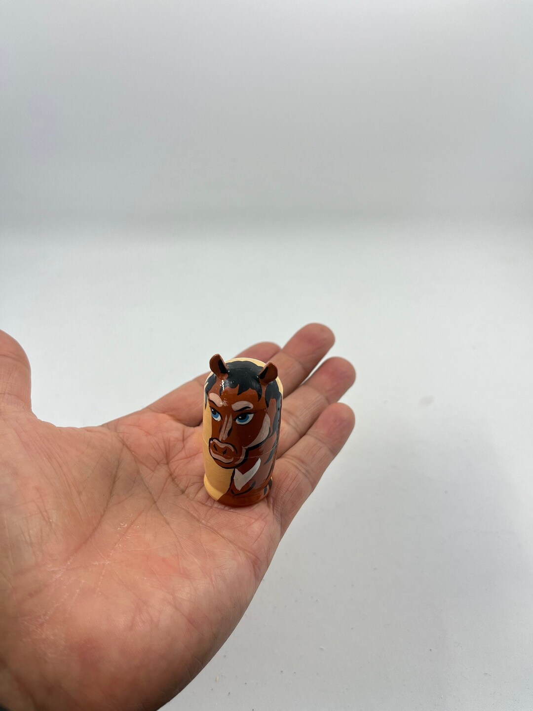 Tiny Nesting Doll, Horse Nesting Doll, Hand Painted, Nesting Doll, 5 ...