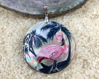 Miniature Flamingo Painting - Etsy