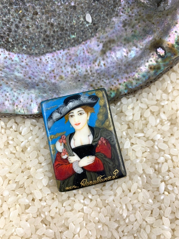 The Straw Hat Peter Rubens Hand Painted Russian Lacquer - Etsy