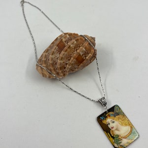 Hand Painted Pre-raphaelite Fairy Jewelry Painted Shell - Etsy