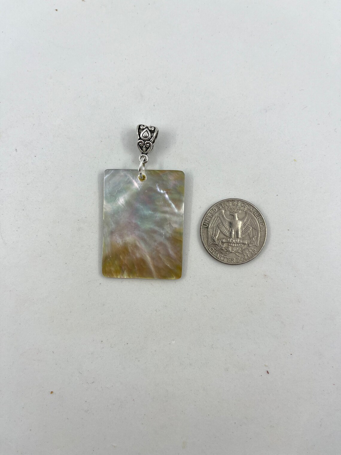 Hand Painted Fish Pendant: Marine Life Lacquer Art on Mother of Pearl ...