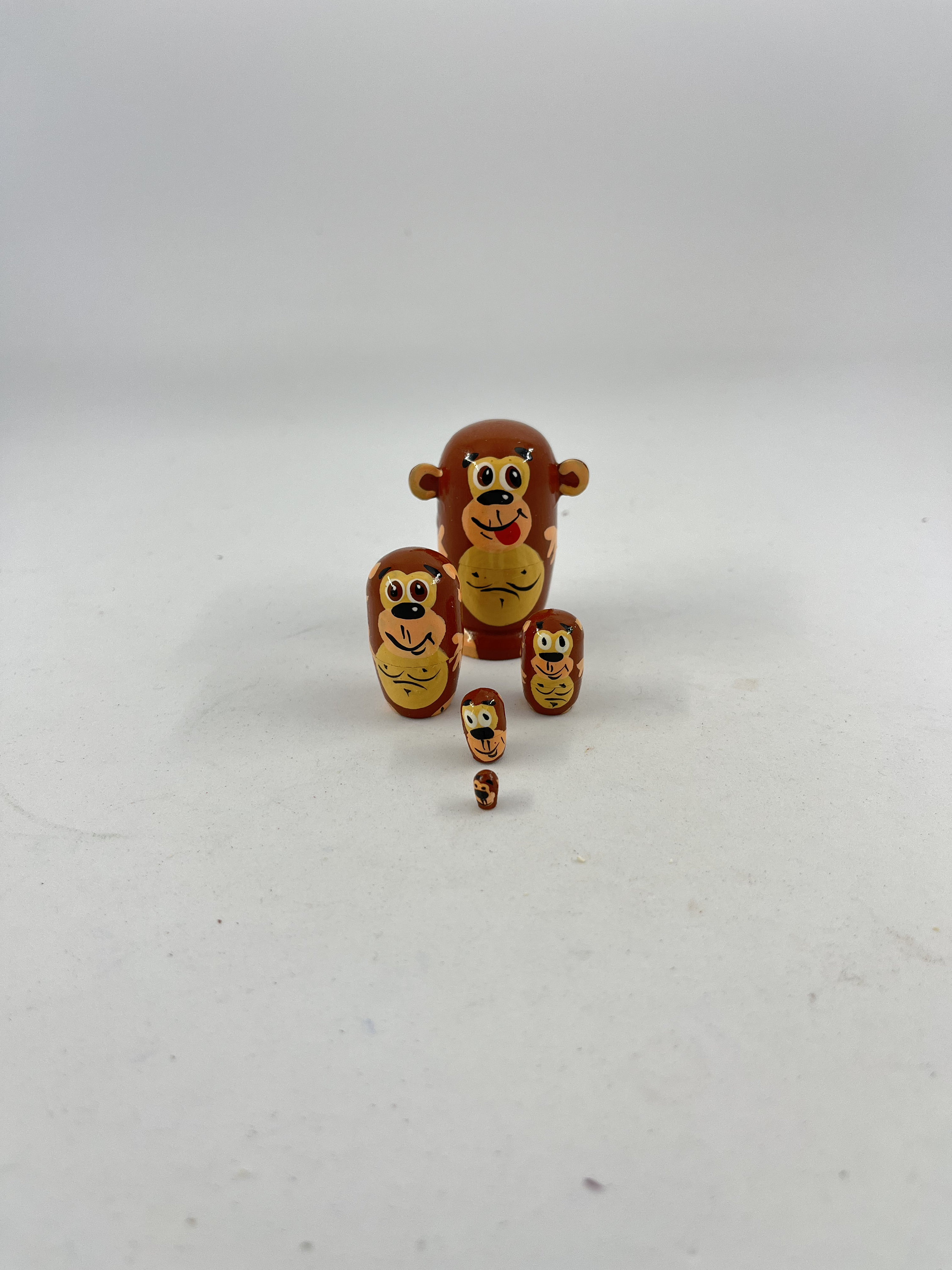 Tiny Nesting Doll Monkey Nesting Doll Hand Painted Russian - Etsy