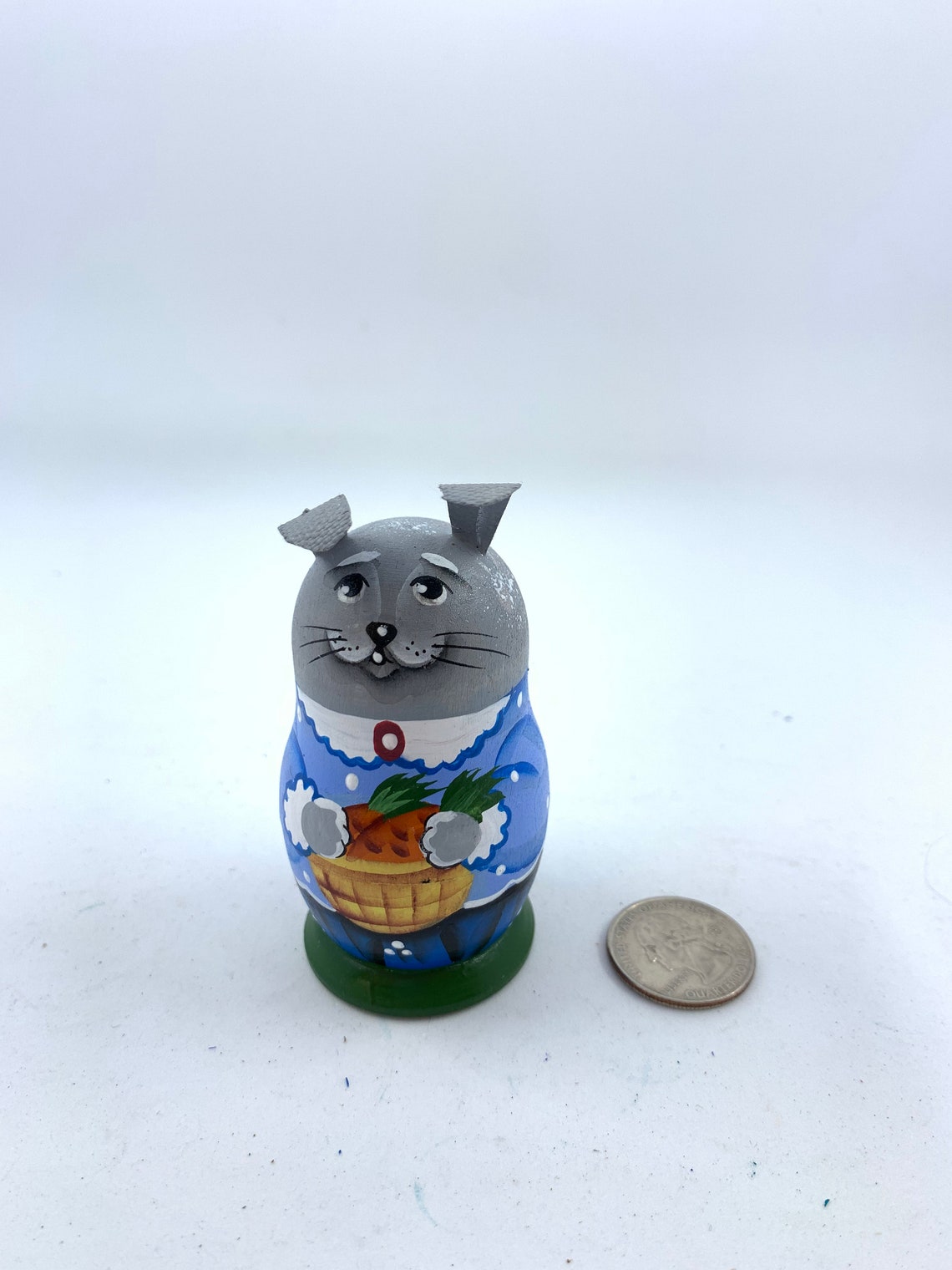 Egg Shape Rabbit Nesting Doll Matryoshka Doll Holiday Gift - Etsy