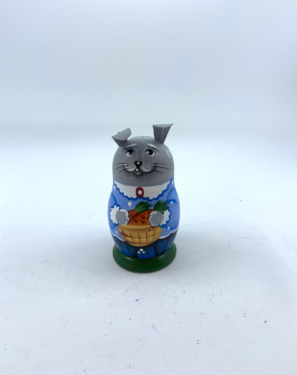 Egg Shape Rabbit Nesting Doll Matryoshka Doll Holiday Gift - Etsy