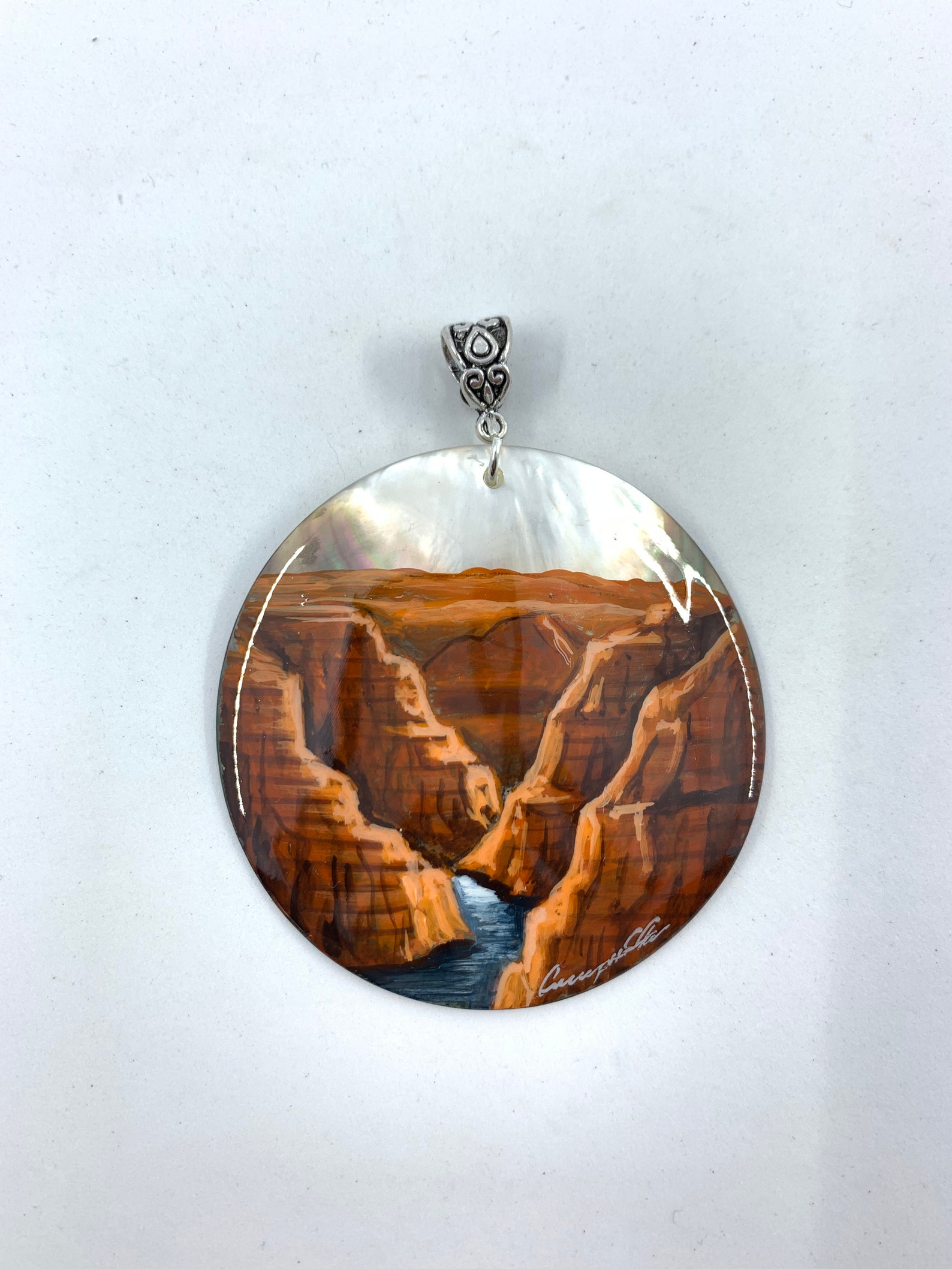 Landscape Jewelry Grand Canyon National Park Hand Painted - Etsy
