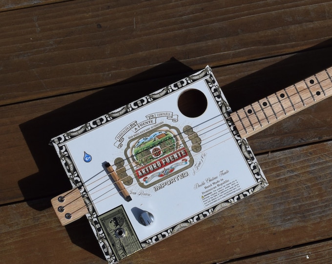 Cigar Box Guitar, 3 String Guitar, Handmade Cbg - Etsy