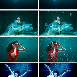 35 Underwater Bubbles Photo Overlays, Elements Fairy, Photoshop Overlay, Photography Photo Prop ...