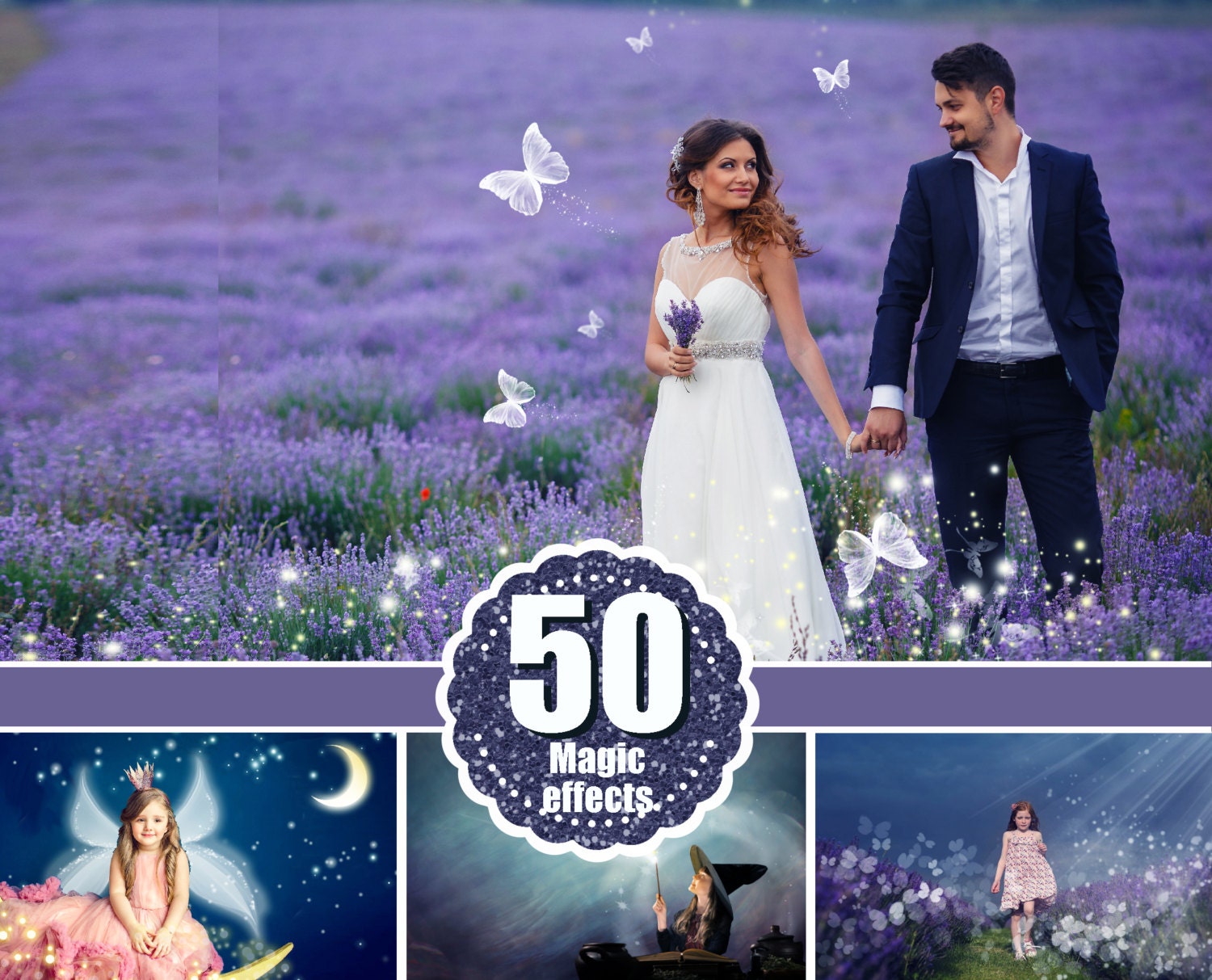 50 Magic White Light Fairy Effects Photoshop Overlays - Etsy UK