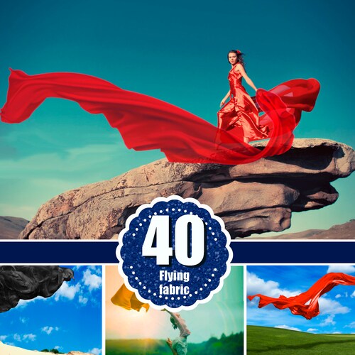 2100 Flying Fabric Overlays: Flowing Cloth Overlaysflying - Etsy