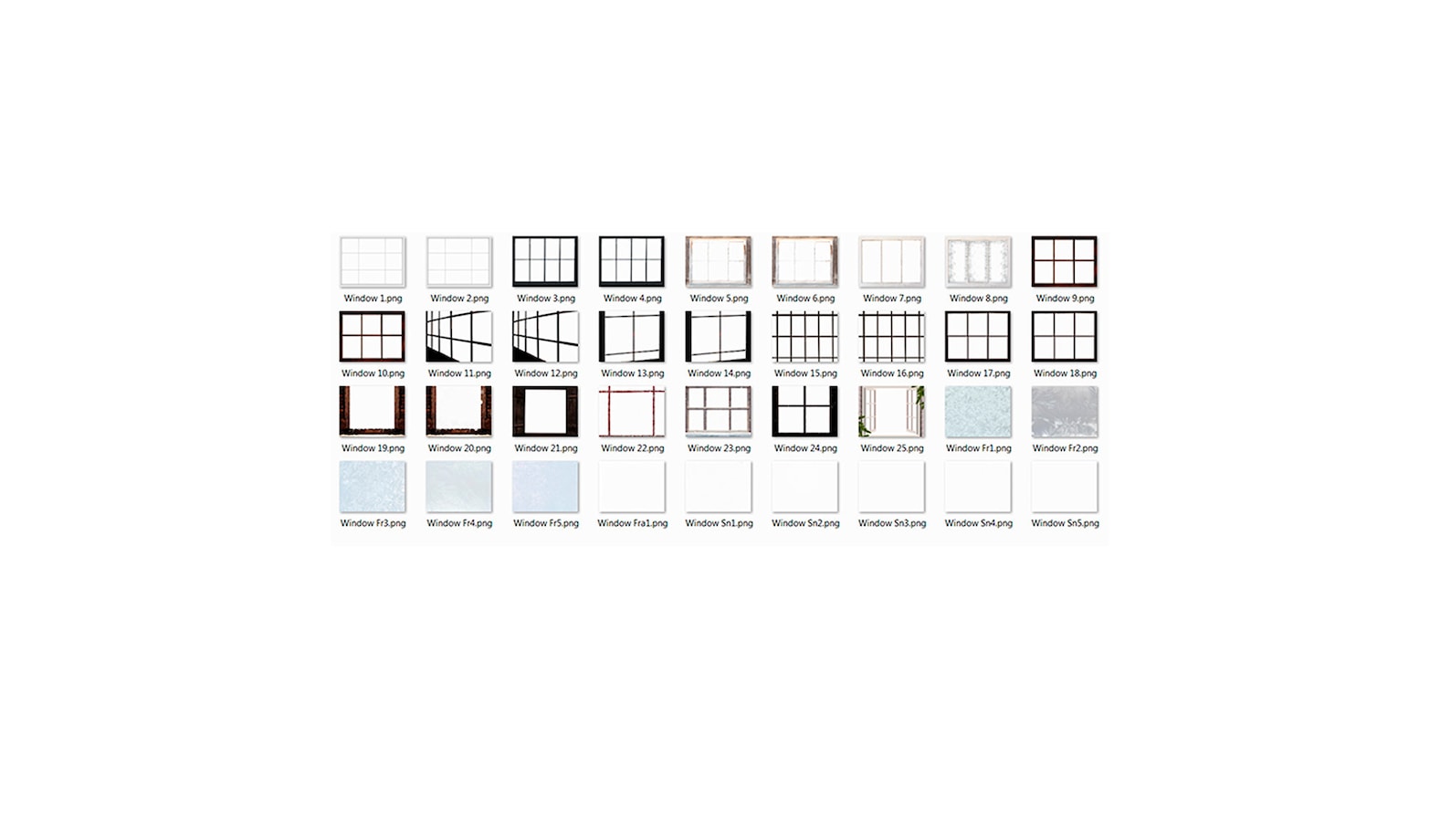 Christmas Window Frame Winter Snow Frozen Magic Holiday | Etsy