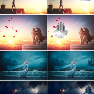 30 Fairy Castle Tower Photoshop Overlays, Photoshop Mix, House, Girl ...