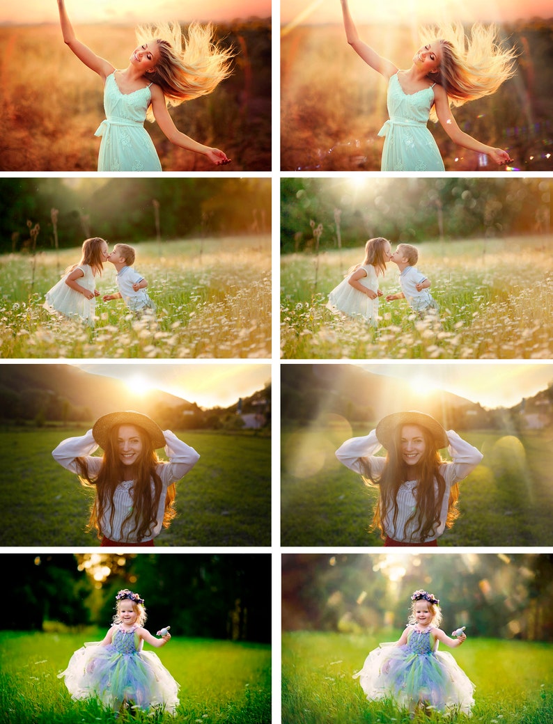 55 Natural Sun Light Effects Photoshop Mix Overlays - Etsy