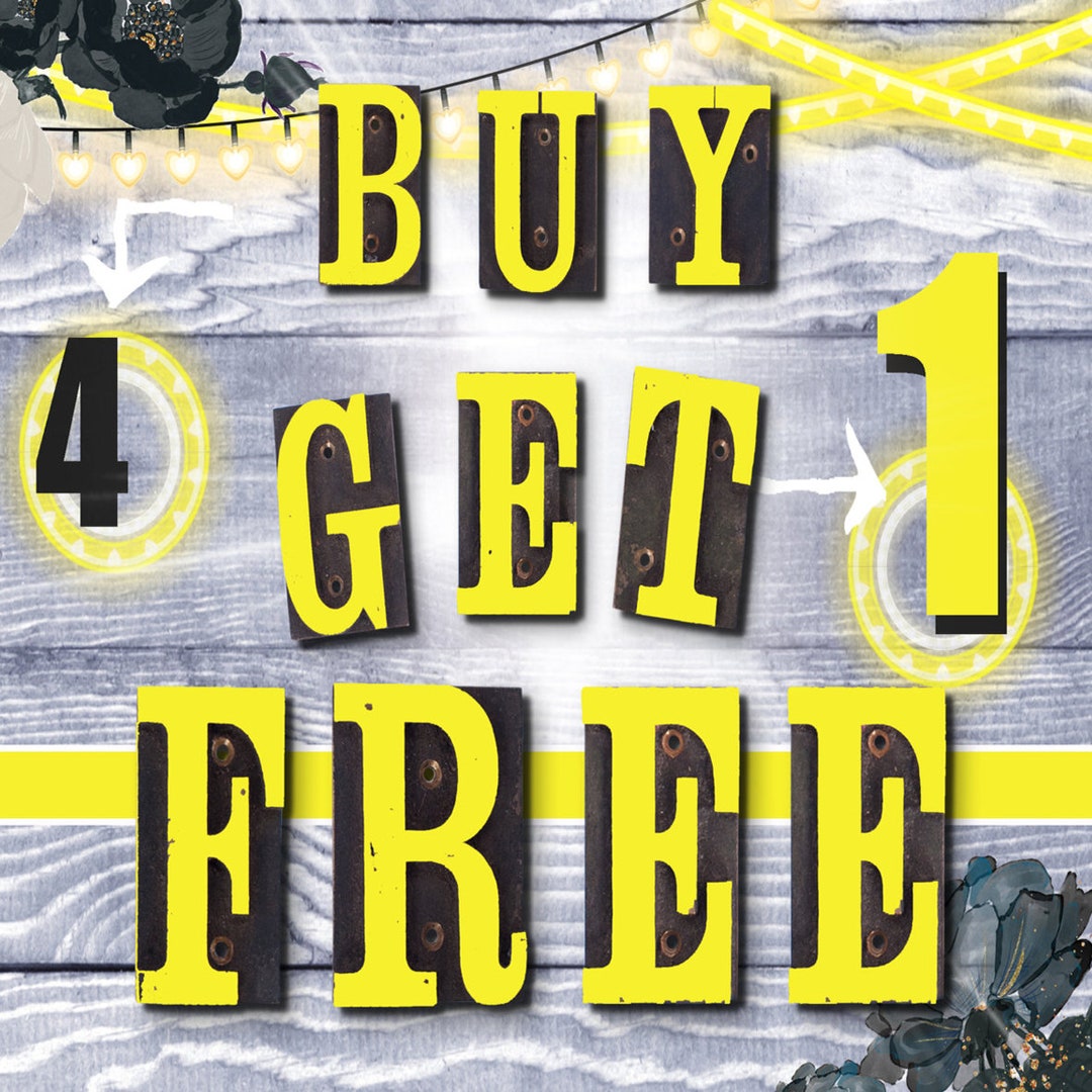 Promo, Special Offer, Sale, Buy 4 and Get 1 Free, Special Limited, Time ...