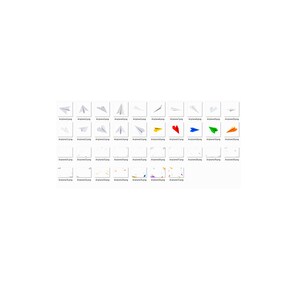 35 Paper Airplane Overlays, Flying Digital Aeroplanes, Flying Sheet ...