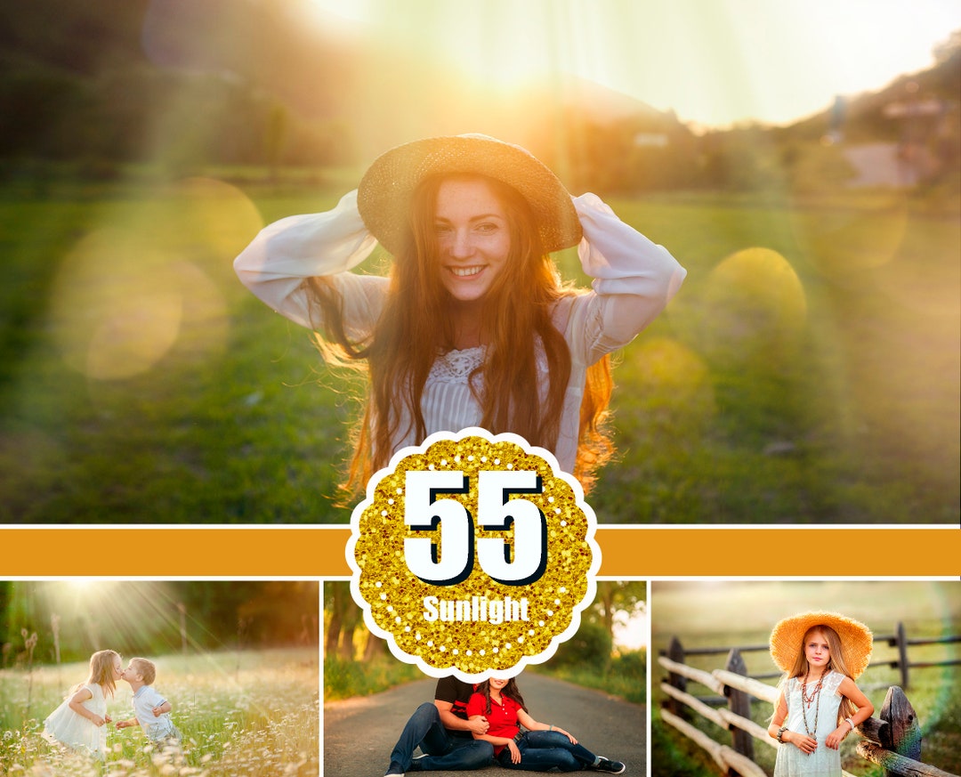 55 Natural Sun Light Effects, Photoshop Mix Overlays, Sunlight, Sun ...