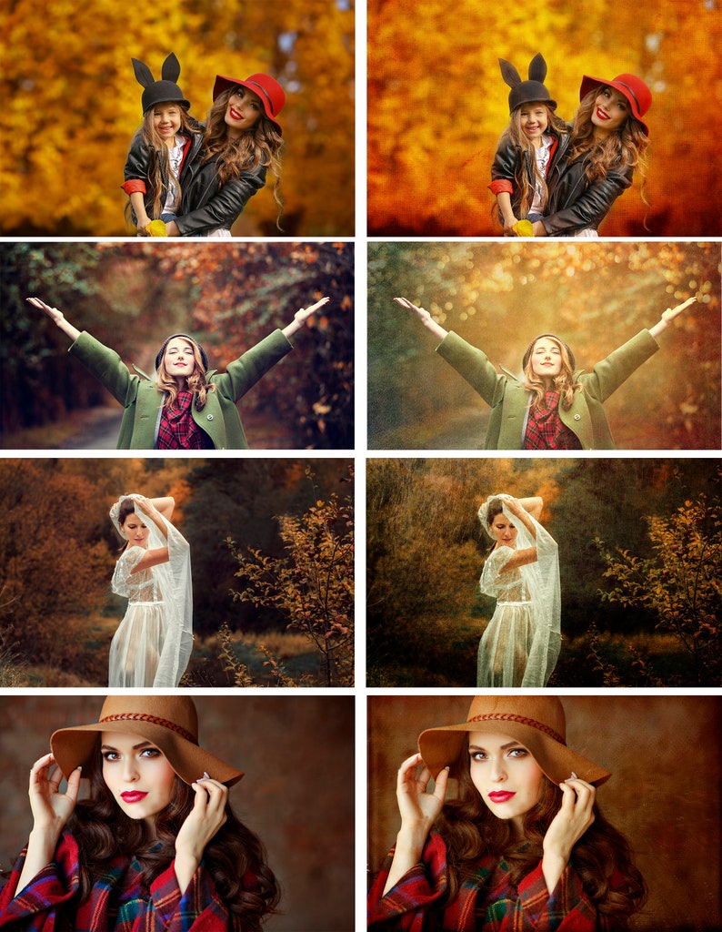 35 Autumn textures Photoshop Overlays Autumn digital paper | Etsy