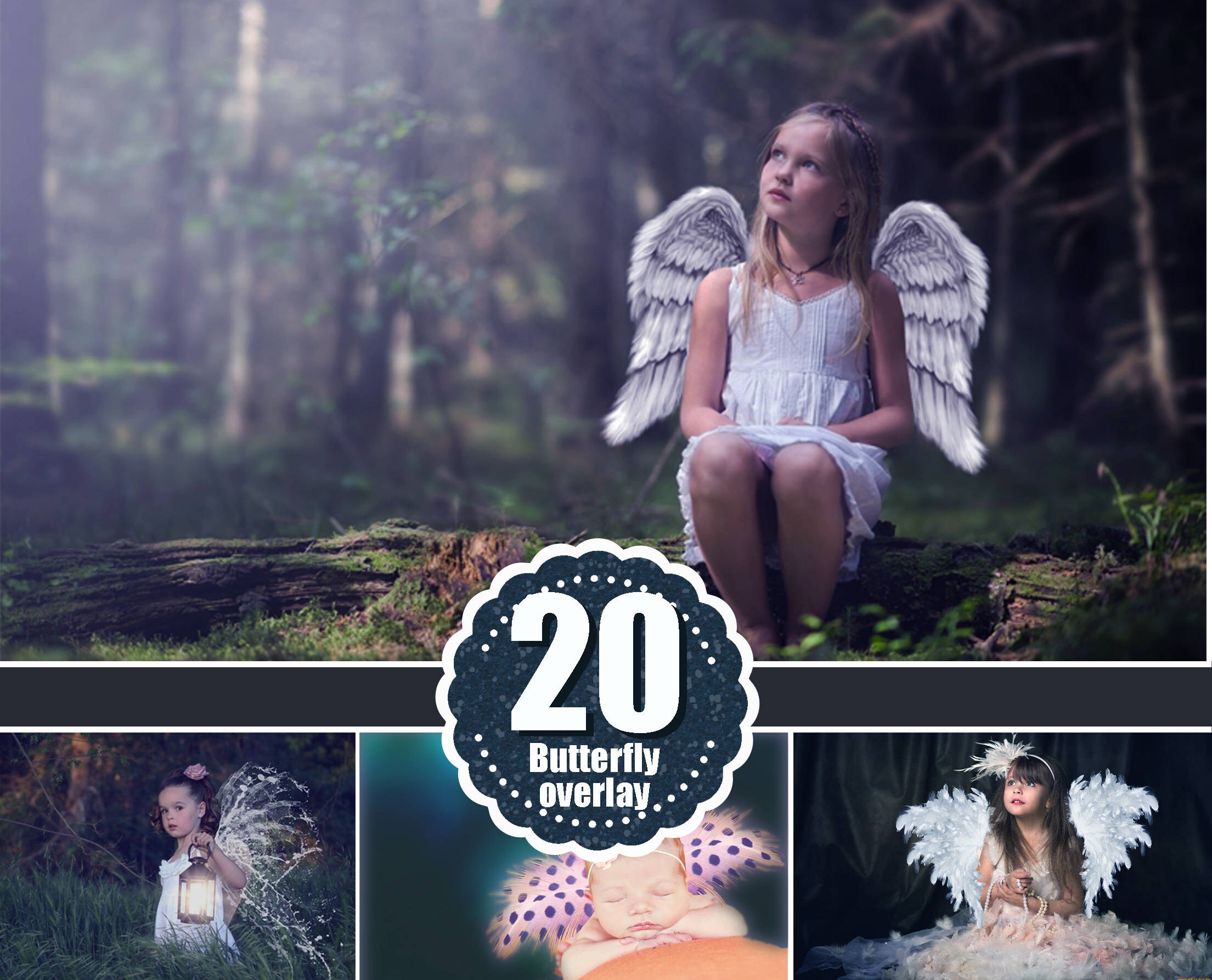 20 Angel Magic Fairy Fantasy Wings, Light, Star, Glitter, Dust ...