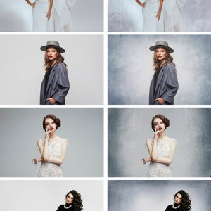 35 Natural Gray Texture Set, Photo Background, Digital Backdrops ...