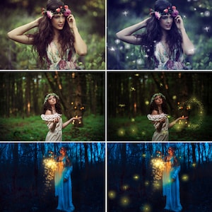 25 Dragonfly Firefly Butterfly Photo Overlays, Lightning Bug, Photoshop ...