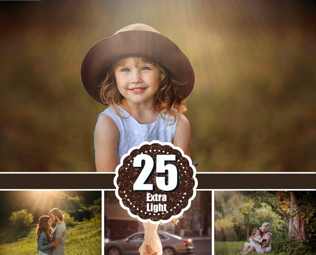 25 Extra Light Photoshop Overlays, Sunlight, Sun Effect, Sun Rays, Sun ...