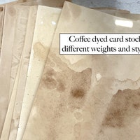 Kraft Paper Vintage Tea Dyed Junk Journal, Mixed Media Scrapbook, 190 ...