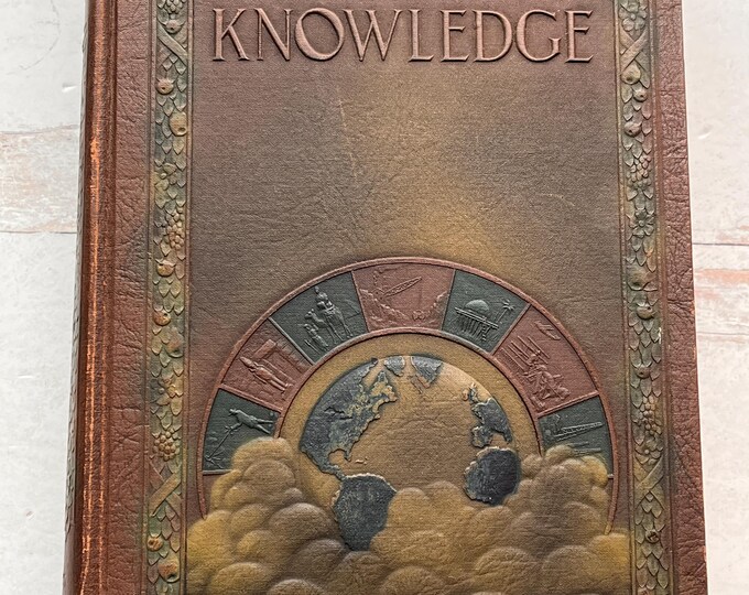 Pictured Knowledge Volume 3 1921 Antique Children's Book W/ Crafts ...