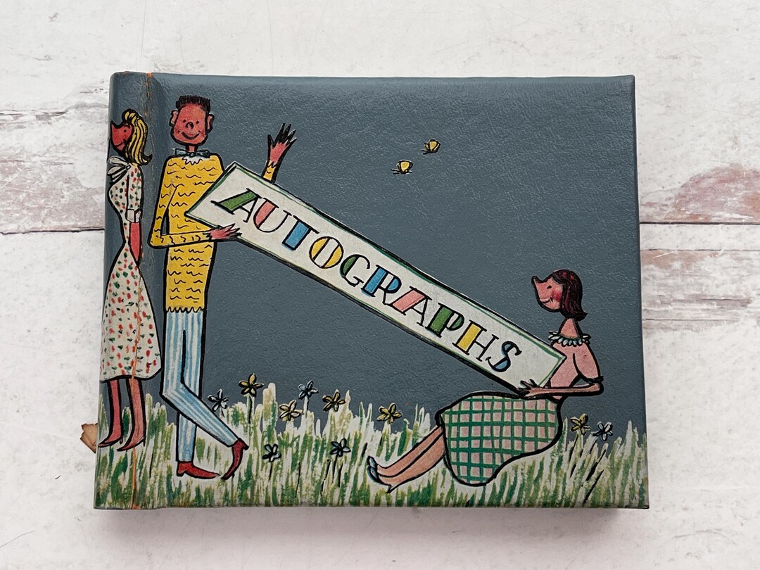 Vintage Autograph Book Designed by Betsy Betz Unused With Minor ...