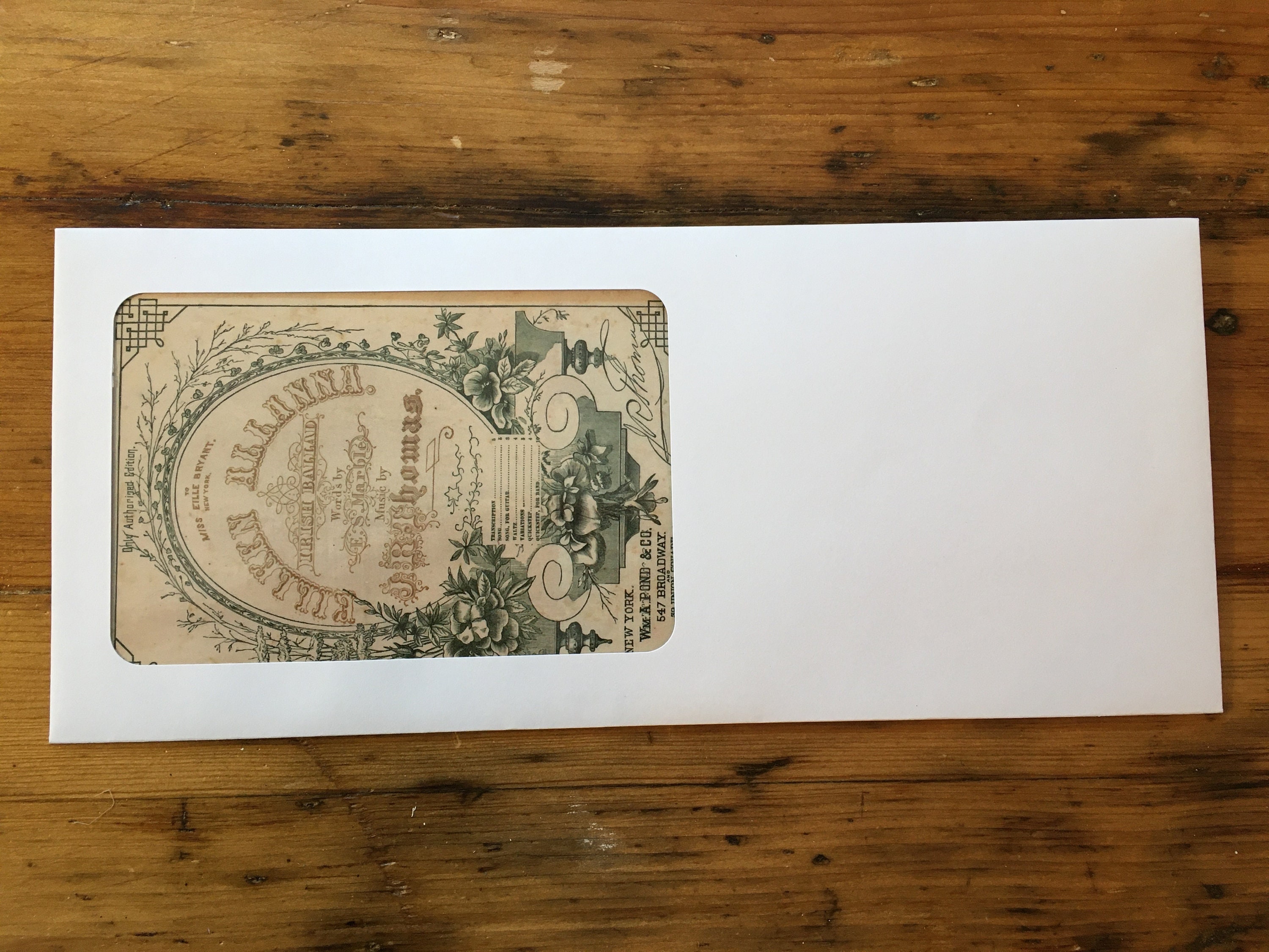 Large Window Envelopes