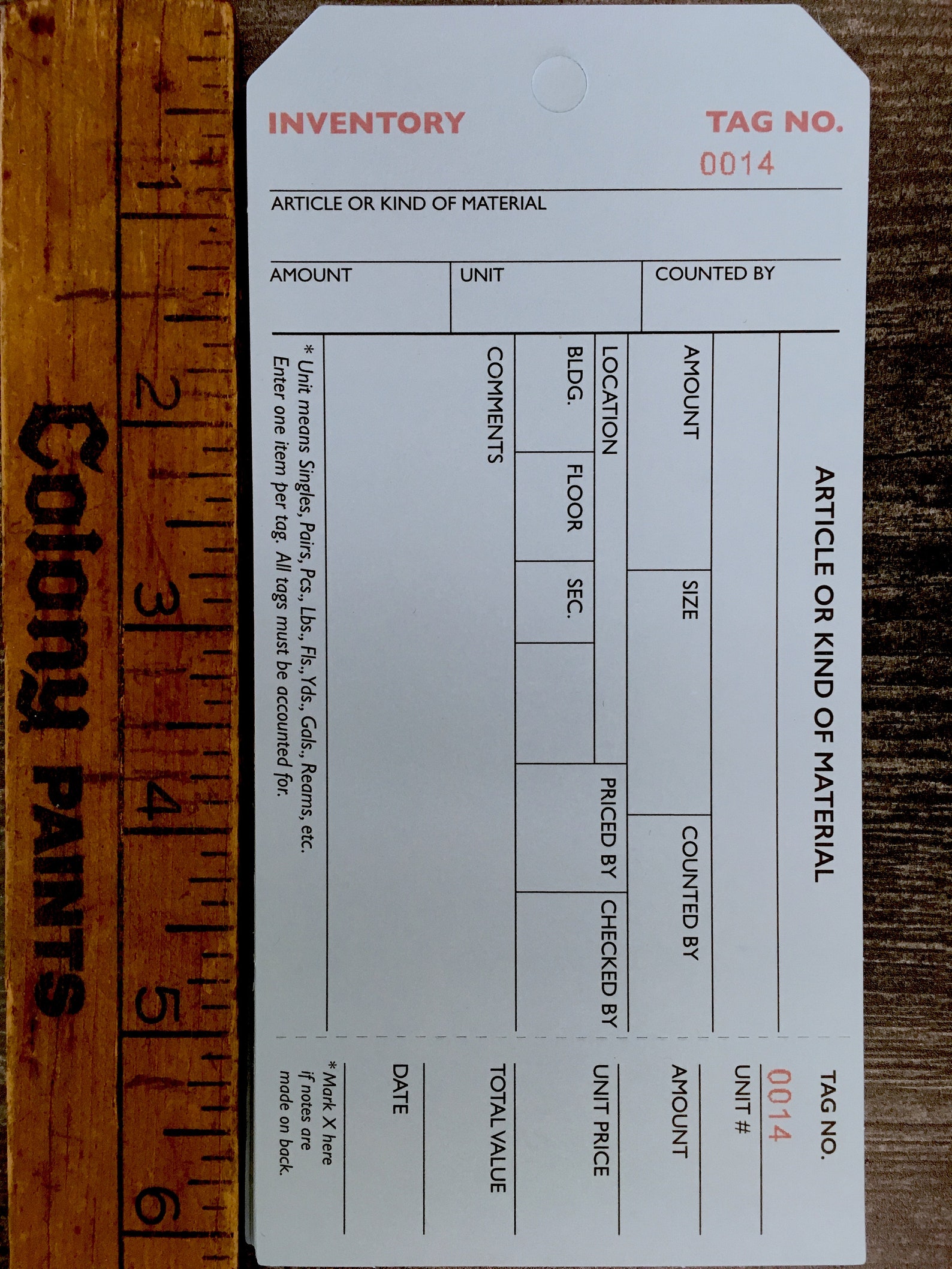 12 Light Blue Inventory Tags Retro Industrial Ephemera - Etsy