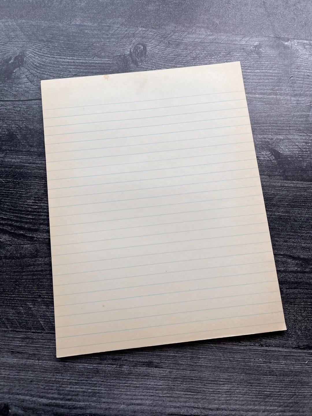 Vintage Lined Paper Pad With Nice Aging 45+ Sheets of Old Paper for Art ...
