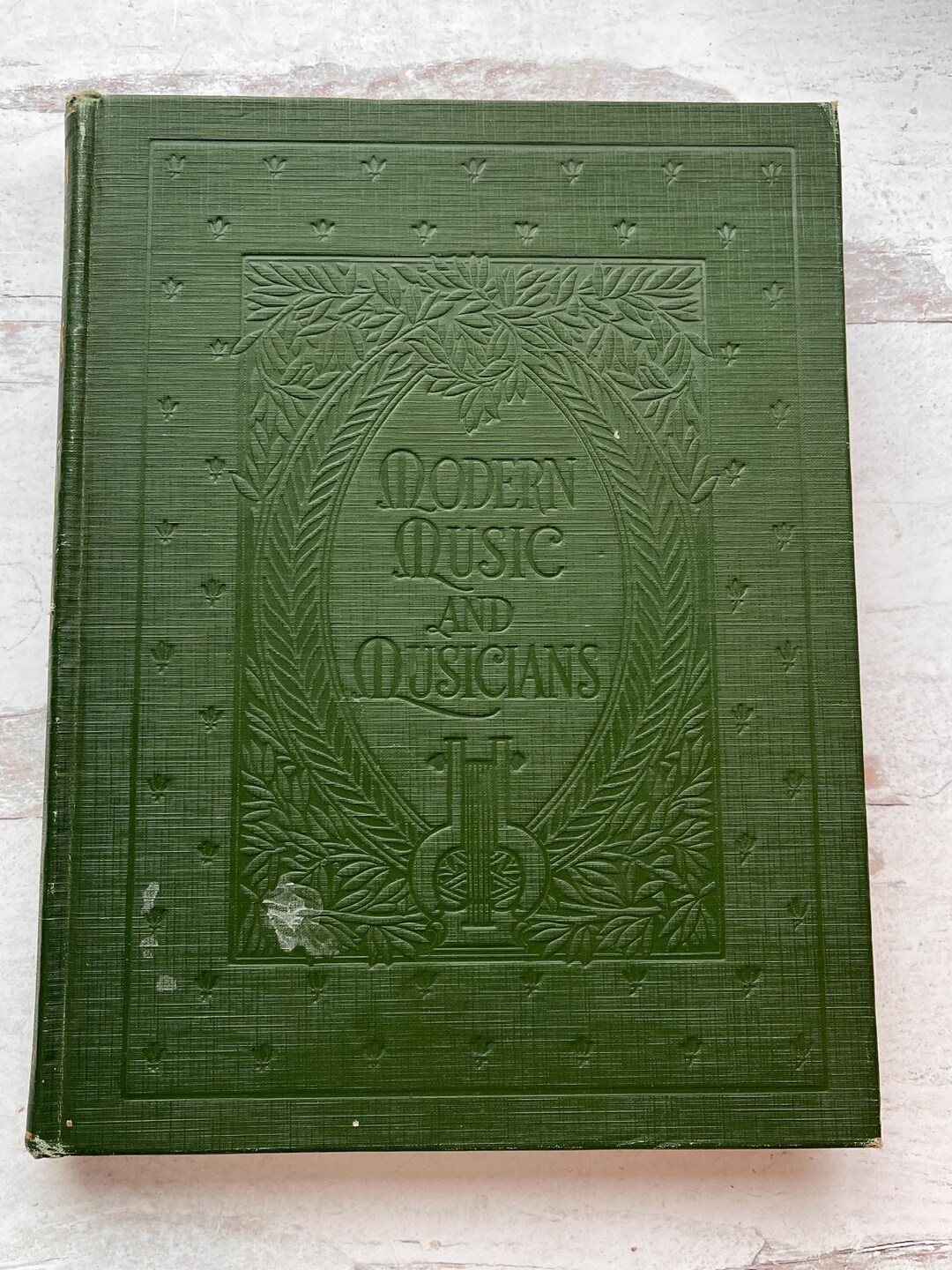 Modern Music and Musicians Vol. Vll Large Antique Music Book With Some ...