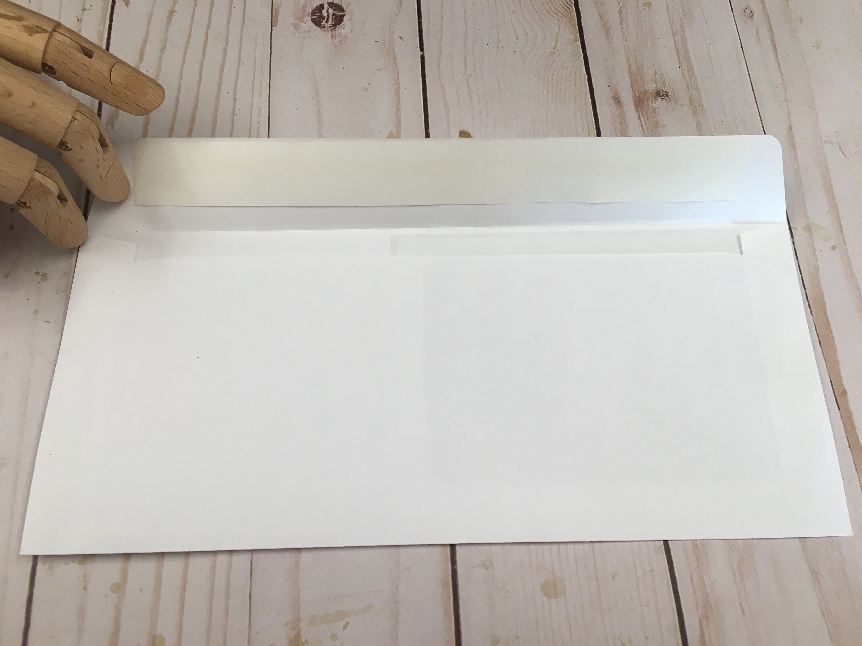 10 White Large Business Window Envelopes Left Side 9.5 - Etsy