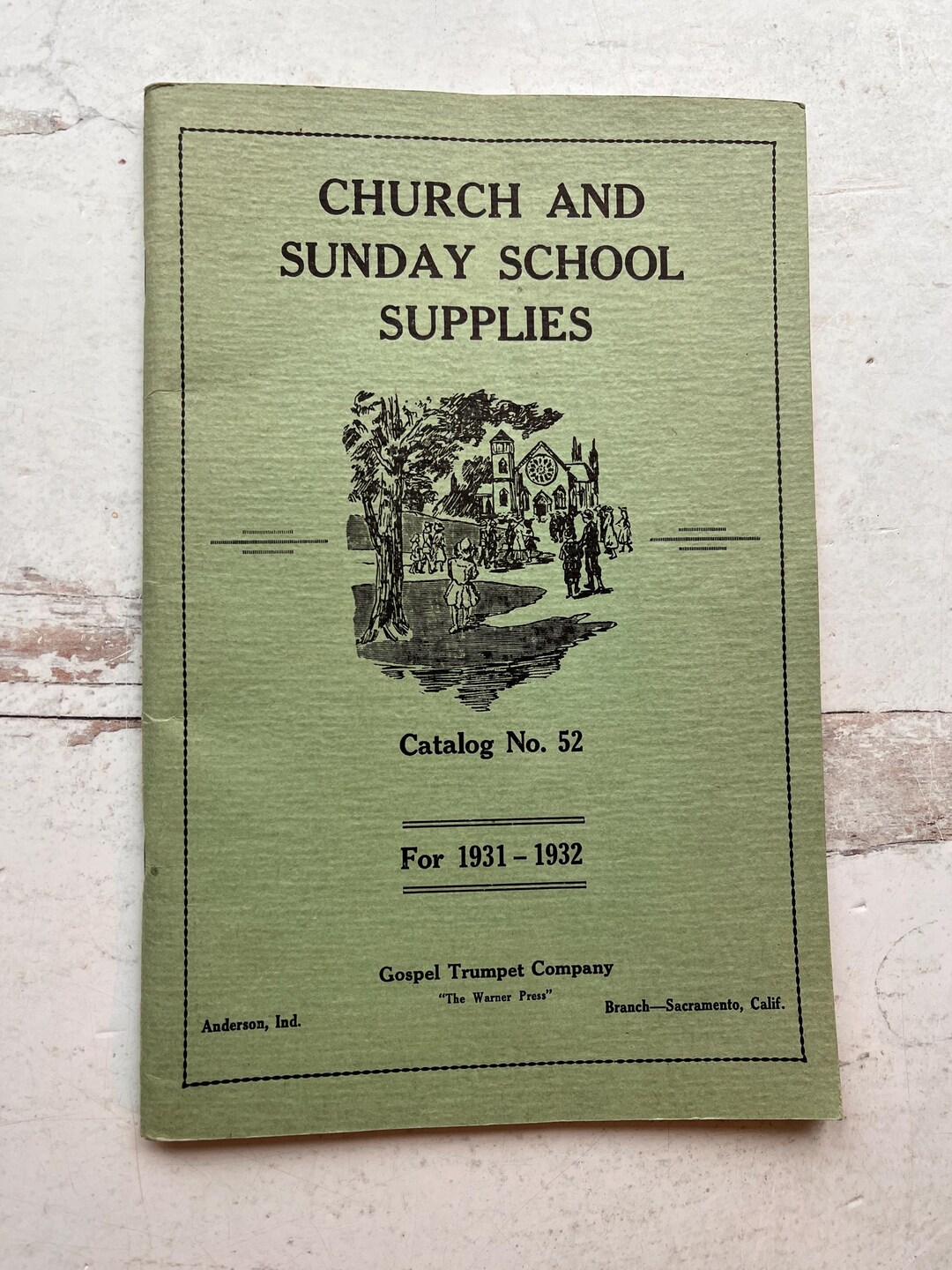 Church and Sunday School Supplies for 1931-1932 Gospel Trumpet Company ...