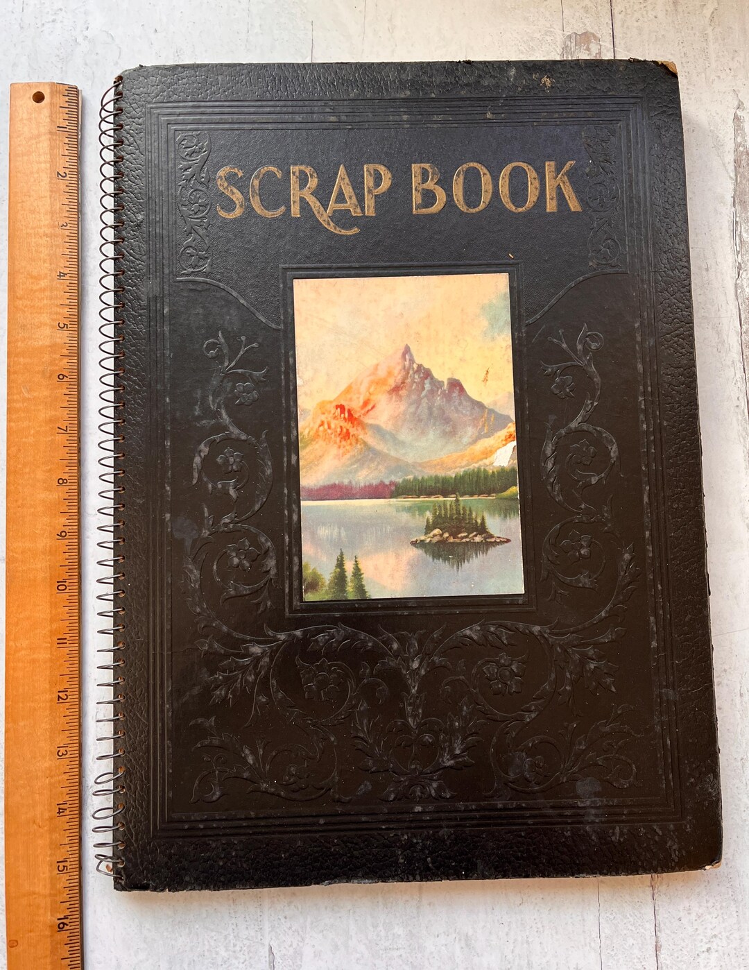 Large Scrapbook From 1930's With Color Pictures and Photos From ...