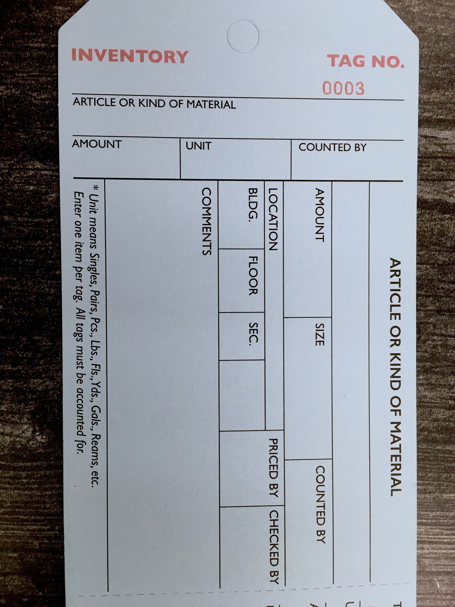 12 Light Blue Inventory Tags Retro Industrial Ephemera - Etsy