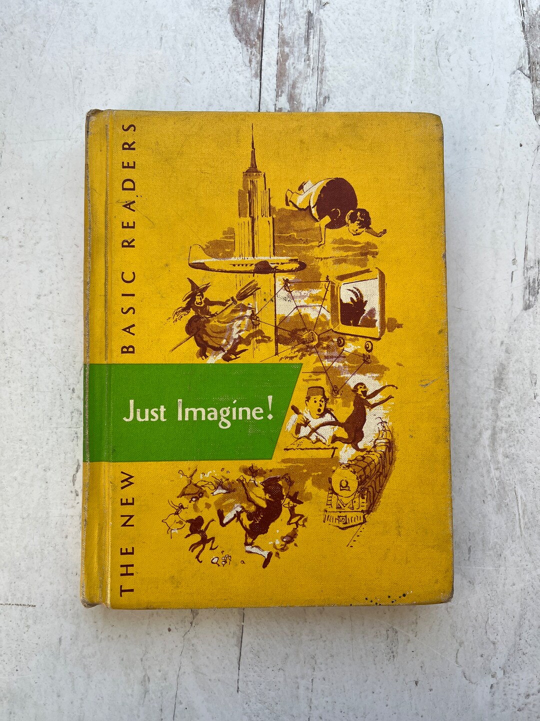 1953 Edition of Just Imagine the New Basic Readers Vintage School ...