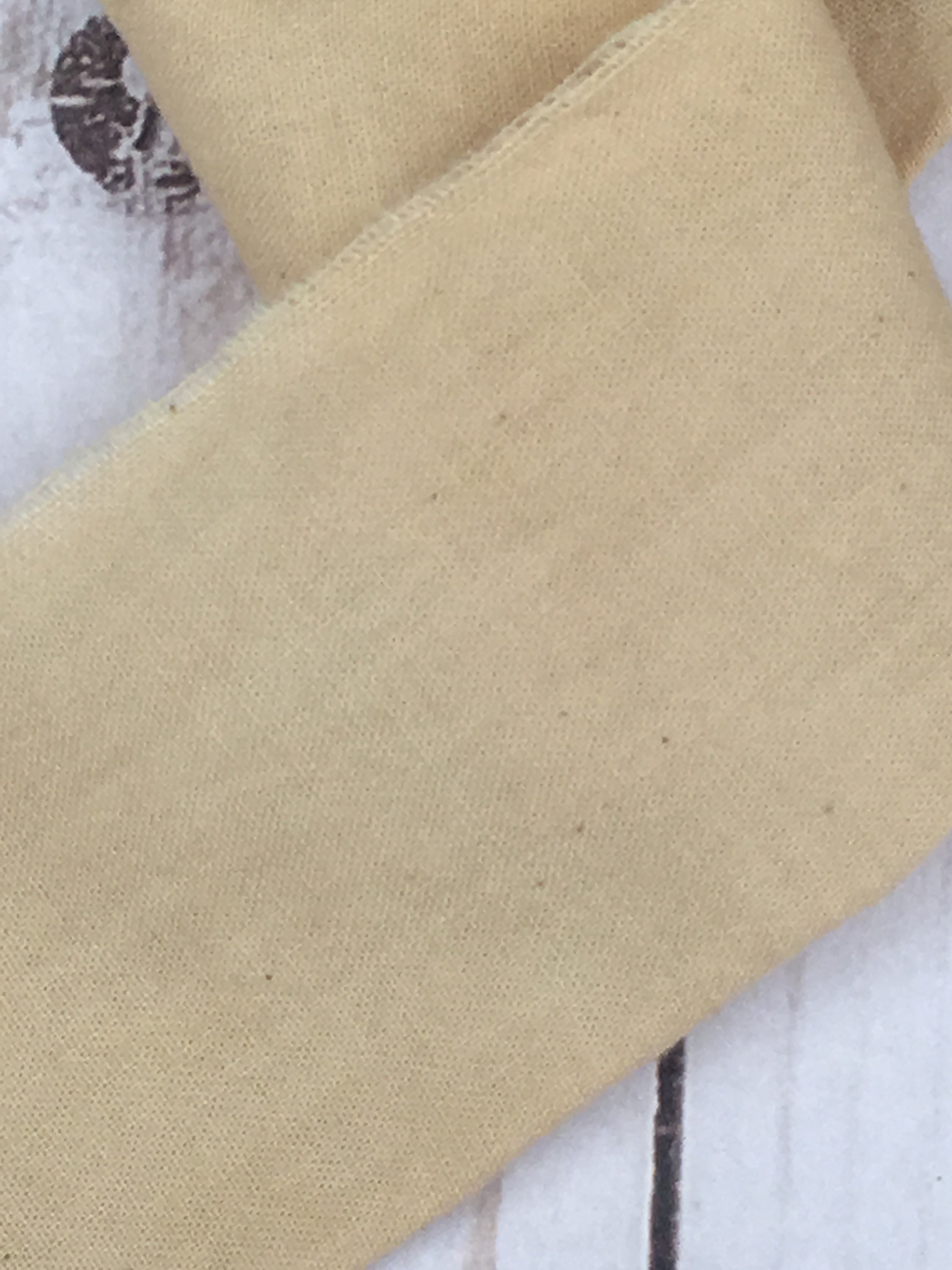 Coffee Dyed Stained Muslin Ribbon 3 Continuous Yards by 3 Inches Hand ...