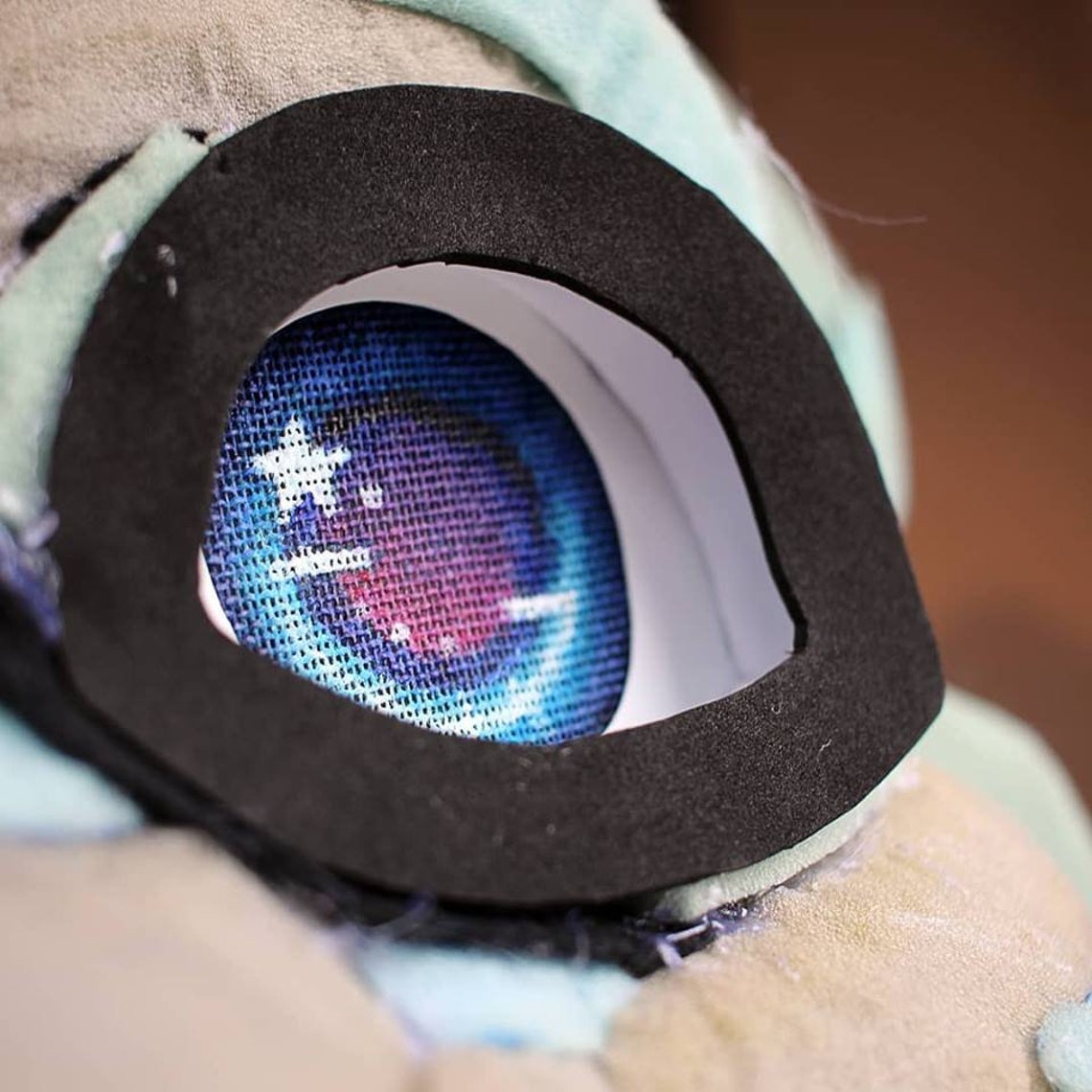 Craft Plastic Fursuit Eyes DIY White & Black Options | Etsy UK
