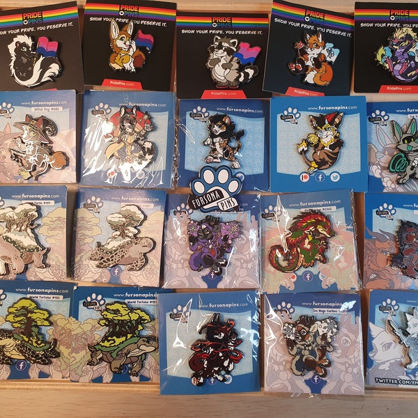 Furry Pins - Etsy