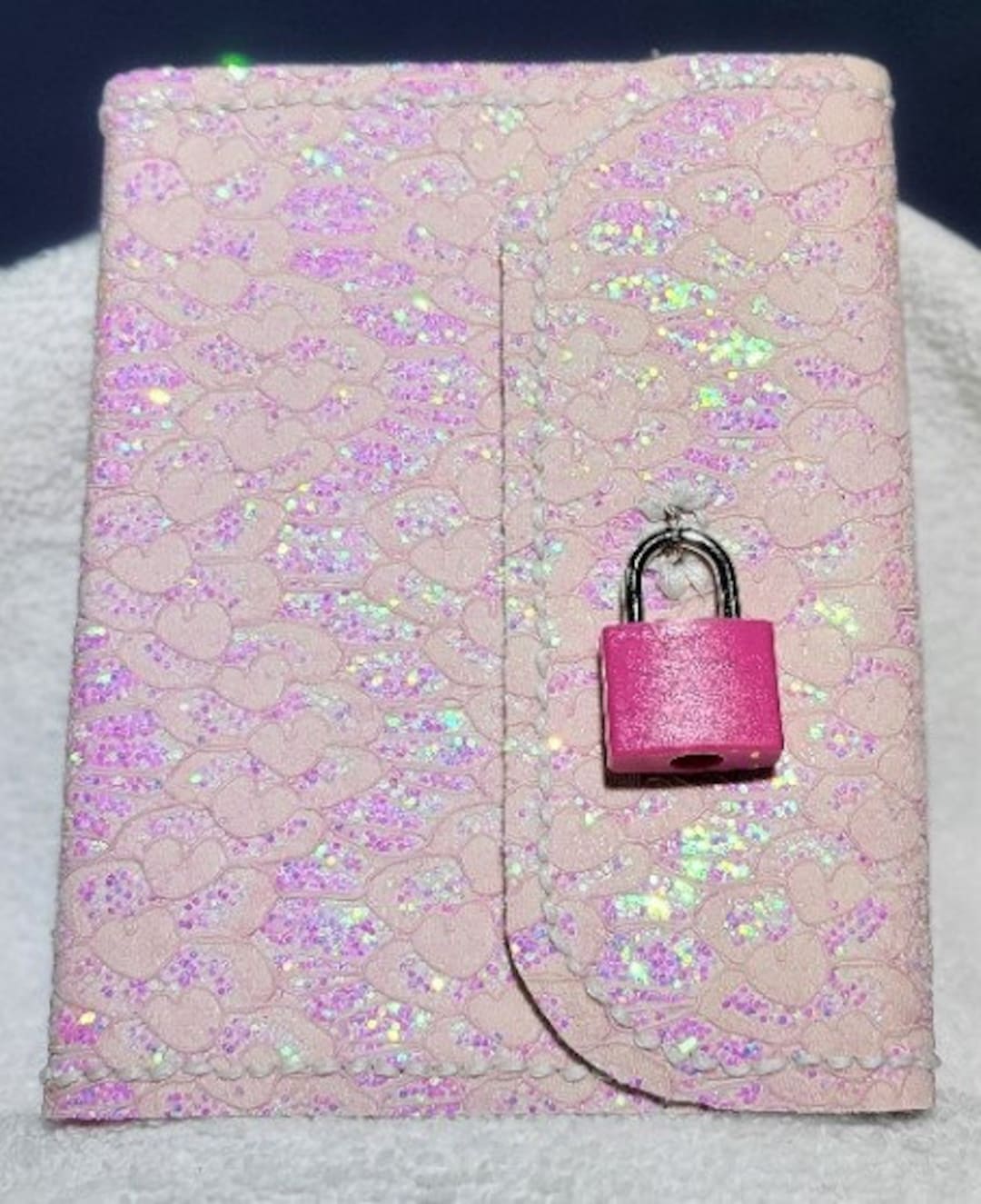 Pink Lace Diary With Fuscia Lock - Etsy