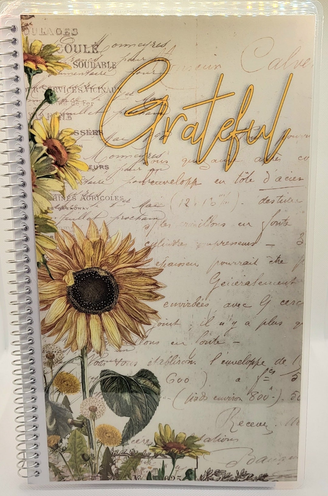 Sunflower Notes Gratitude Journal - Etsy