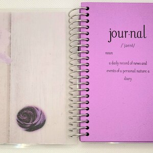 Purple With a Hint of Blue Diary With a Purple Lock - Etsy