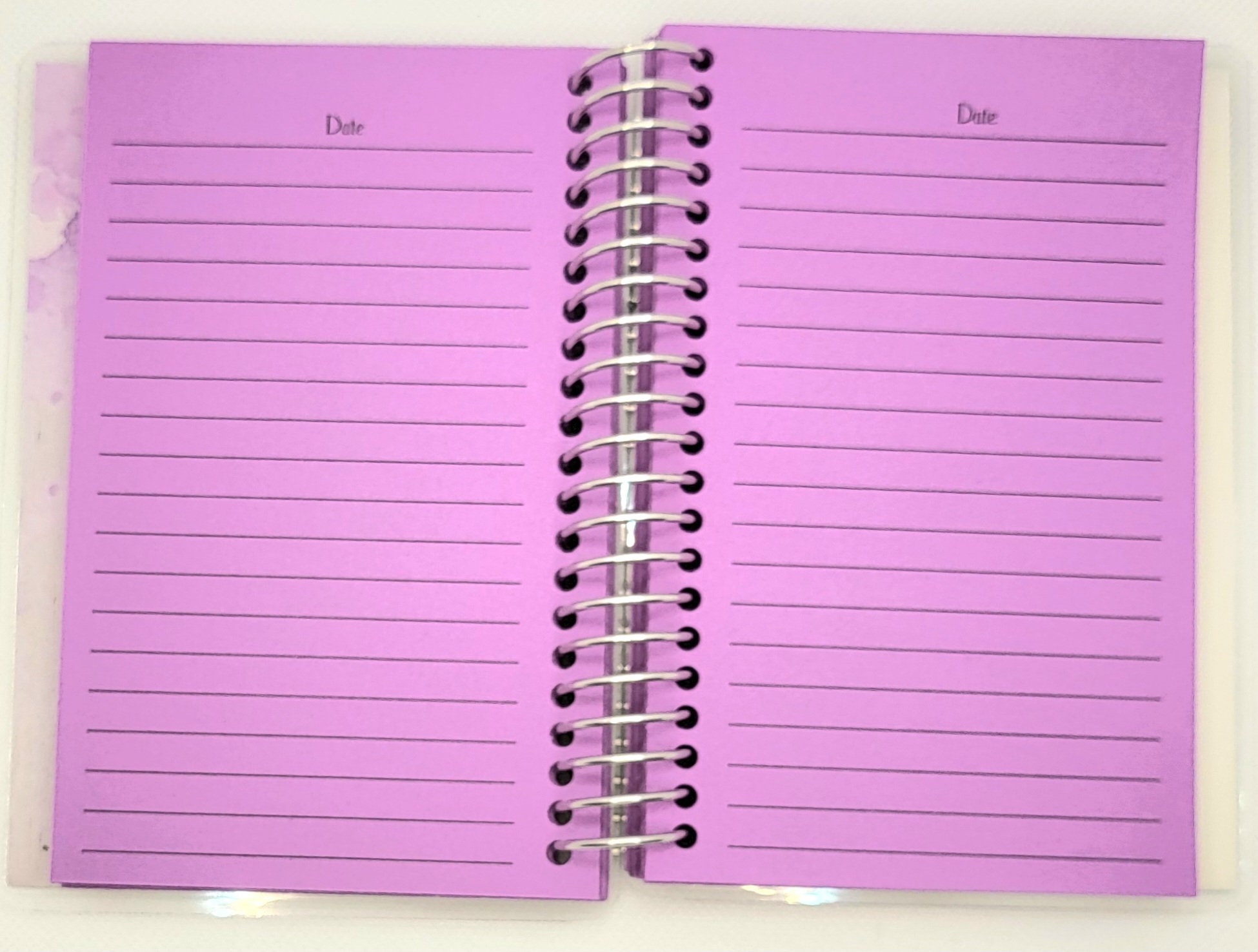 Purple With a Hint of Blue Diary With a Purple Lock - Etsy