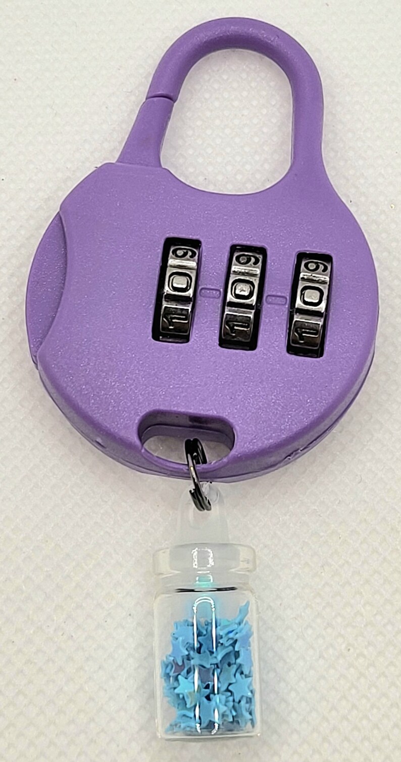 Purple With a Hint of Blue Diary With a Purple Lock - Etsy