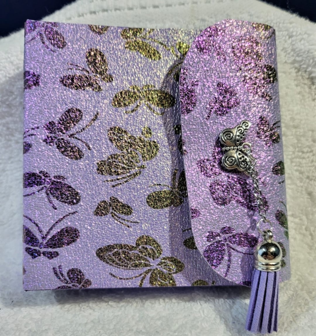 Purple Butterfly Binder - Etsy