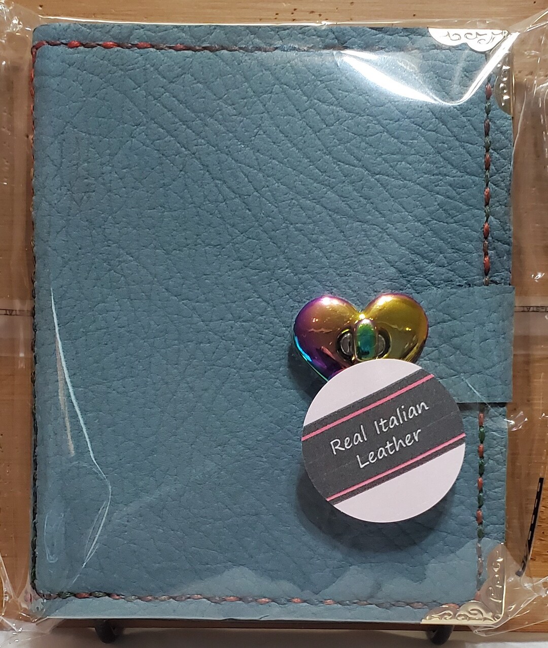 Mini Leather Blue Portfolio Folder With Notepad. - Etsy