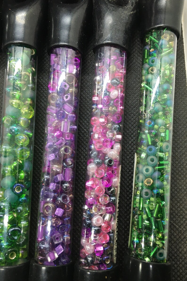 Large Seed Bead Tubes - Etsy